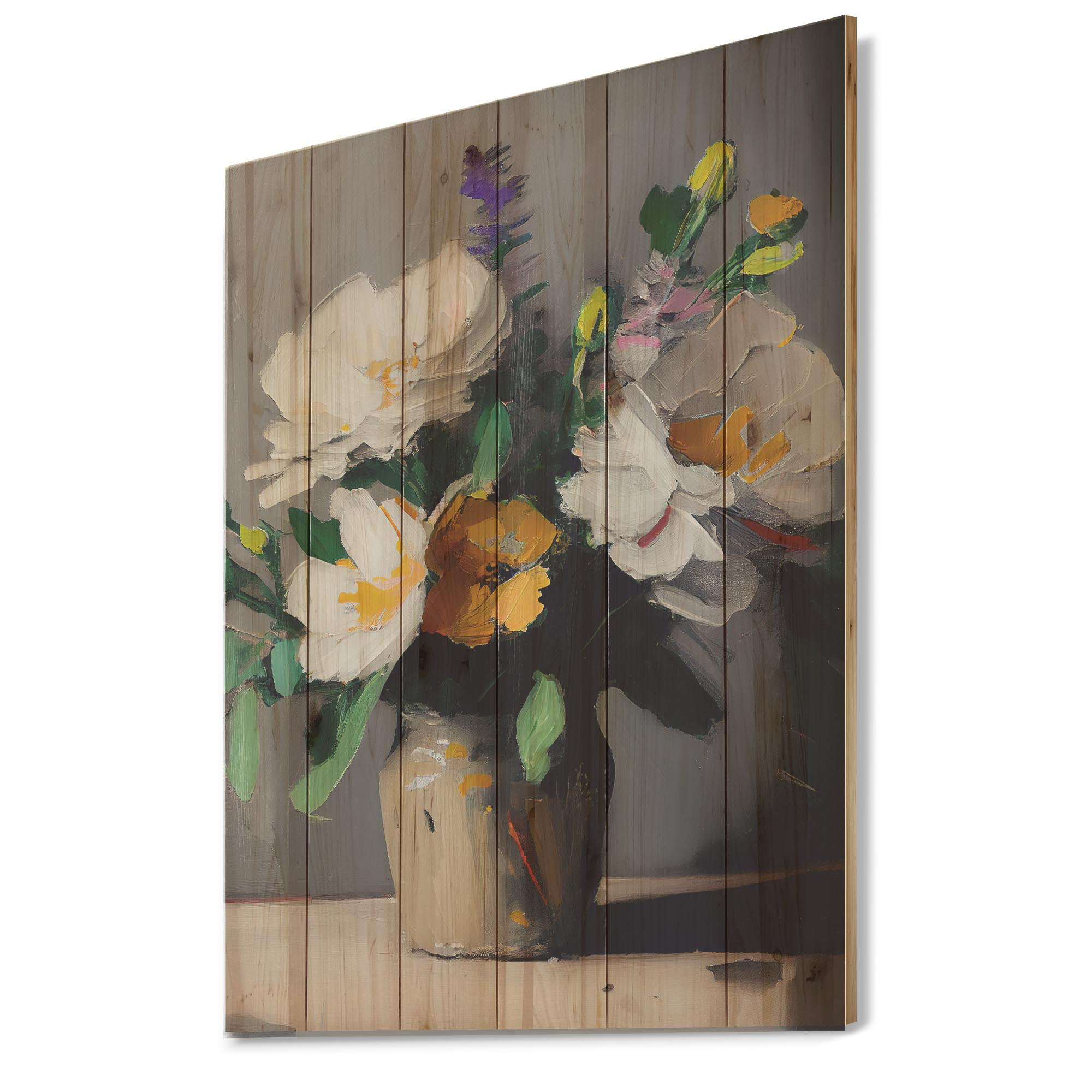 Red Barrel Studio® Still Life With Blossoming White Flowers V - Floral ...
