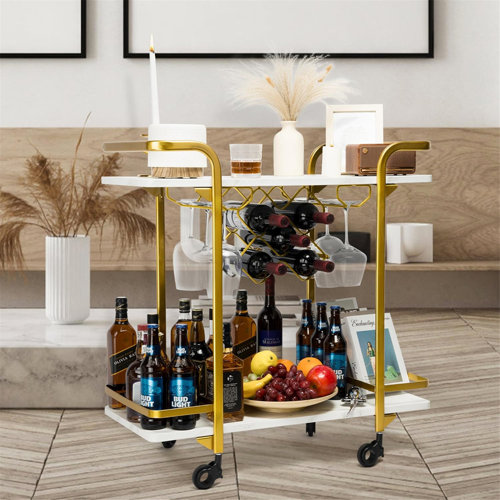 Metal Bar Carts You'll Love | Wayfair