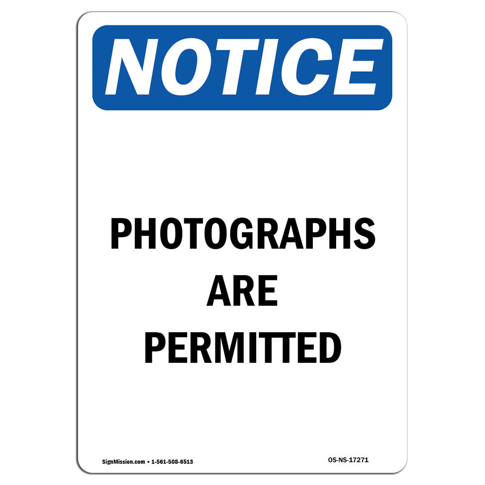 SignMission Photographs Are Permitted Sign | Wayfair