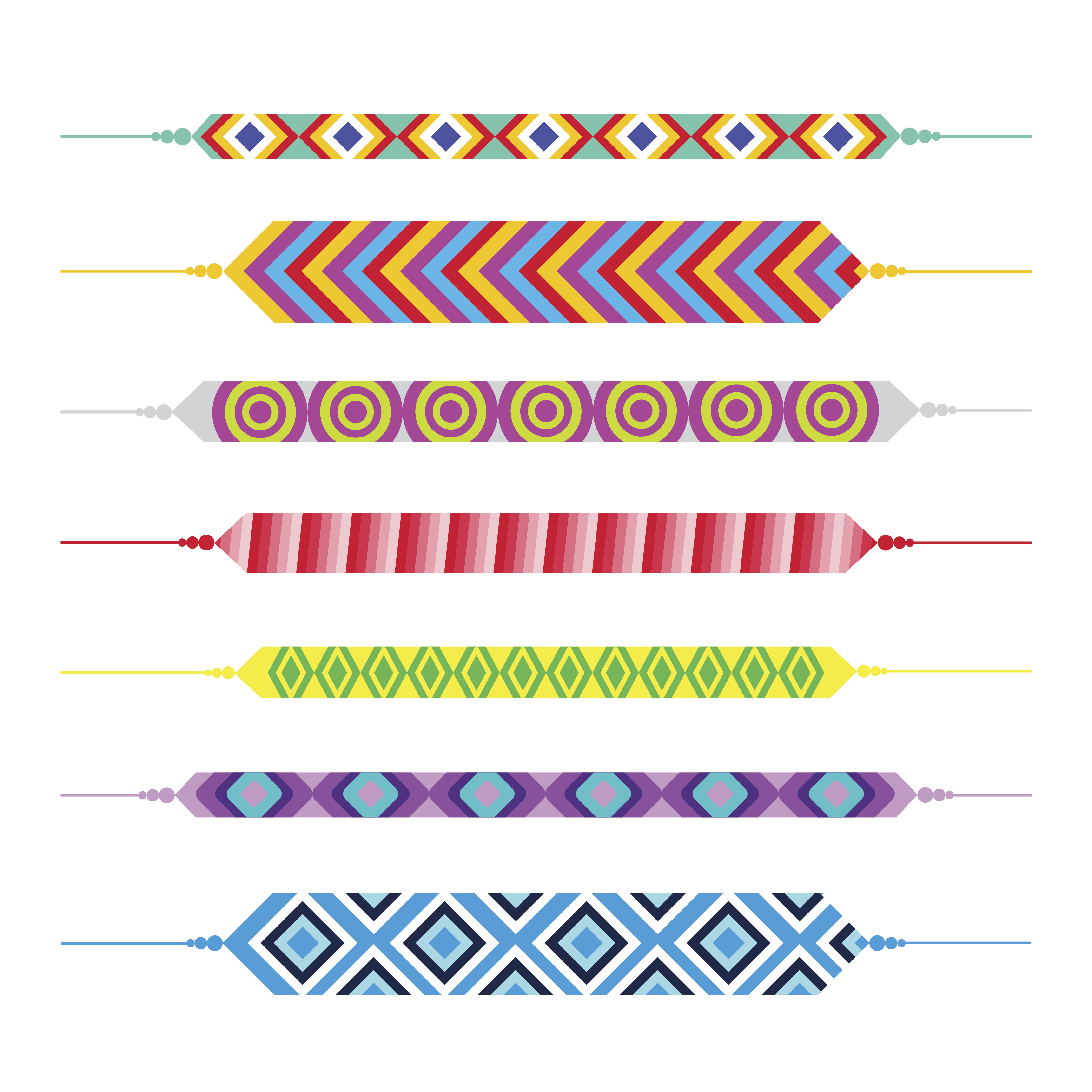 Gracie Oaks Friendship Bracelets - Wrapped Canvas Graphic Art | Wayfair ...