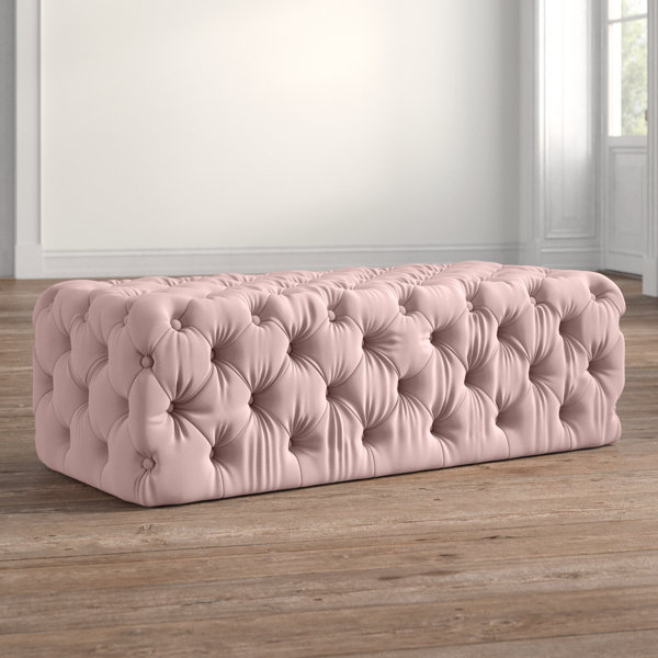 House of Hampton® Velvet Upholstered Bench & Reviews | Wayfair