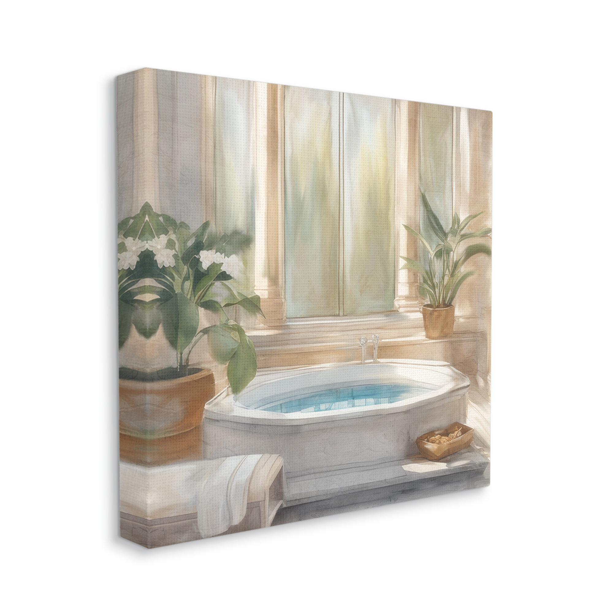 Winston Porter Cozy Bathtub With Plants by Kim Allen | Wayfair