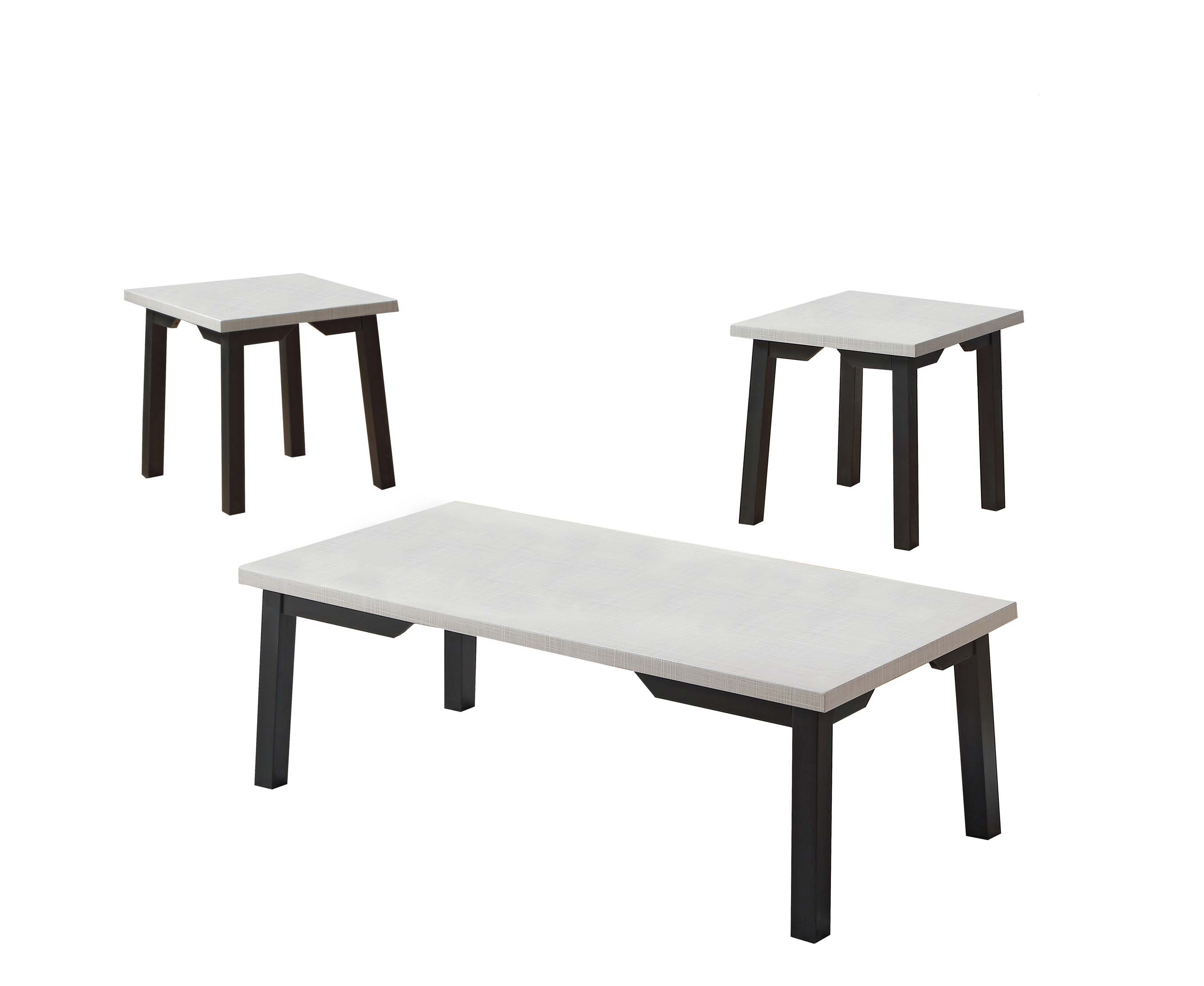 Latitude Run® 3PC Coffee Table Set Coffee Table And 2 End Tables ...