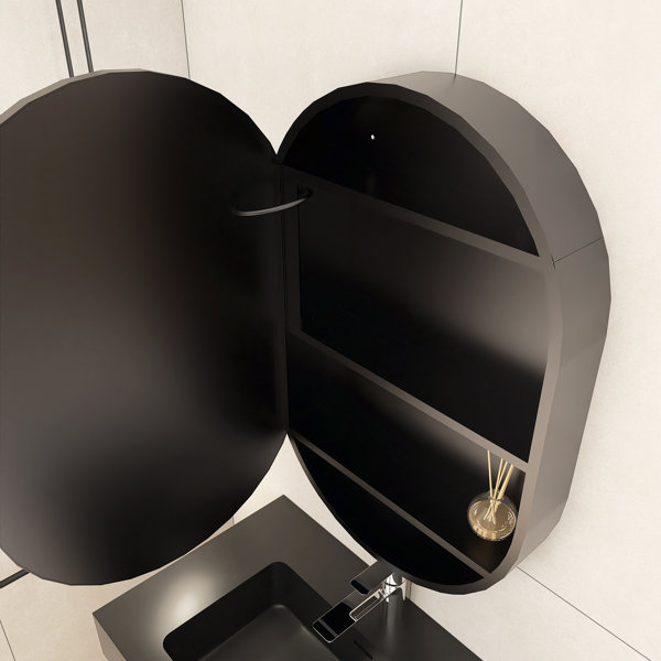 Brayden Studio® Durke 21'' W 31'' H Surface Medicine Cabinet Mirror ...