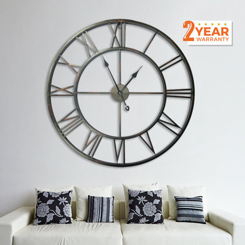17 Stories Balliol Metal Wall Clock & Reviews - Wayfair Canada