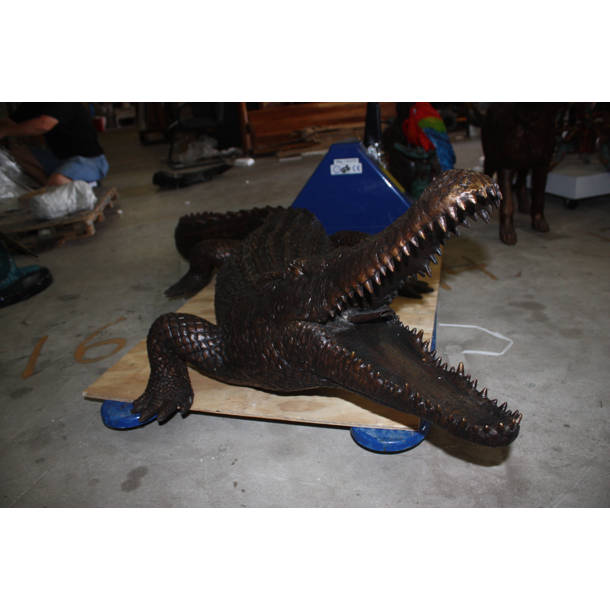Design Toscano The Agitated Alligator Swamp Gator Statue & Reviews ...