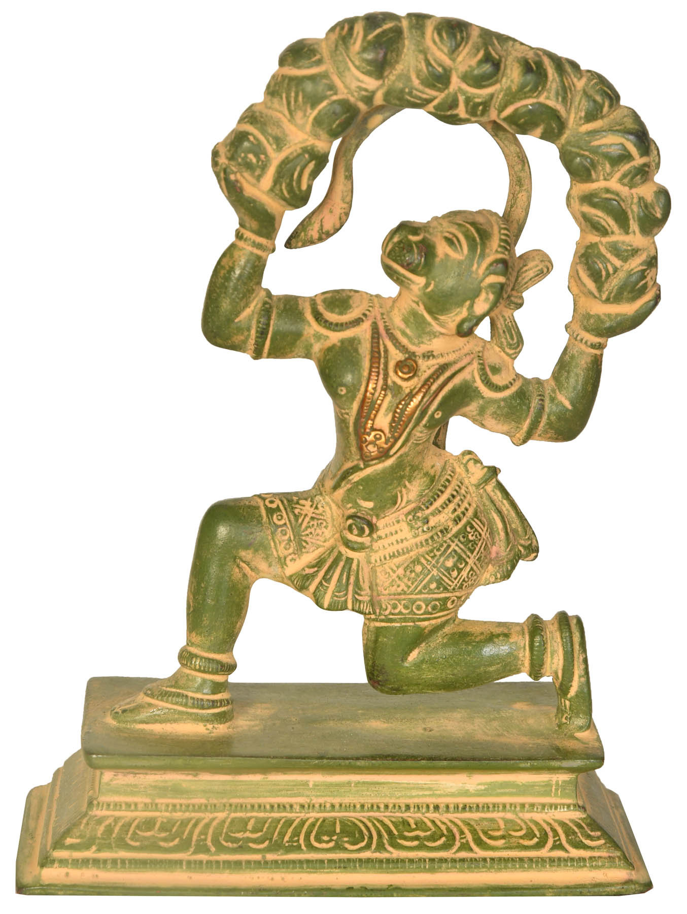 Exotic India Dancing Ganesha, The Goad Intact in His Hand Figurine ...