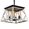 August Grove® Chandelier - 16" Diameter Industrial Style 4-Light ...