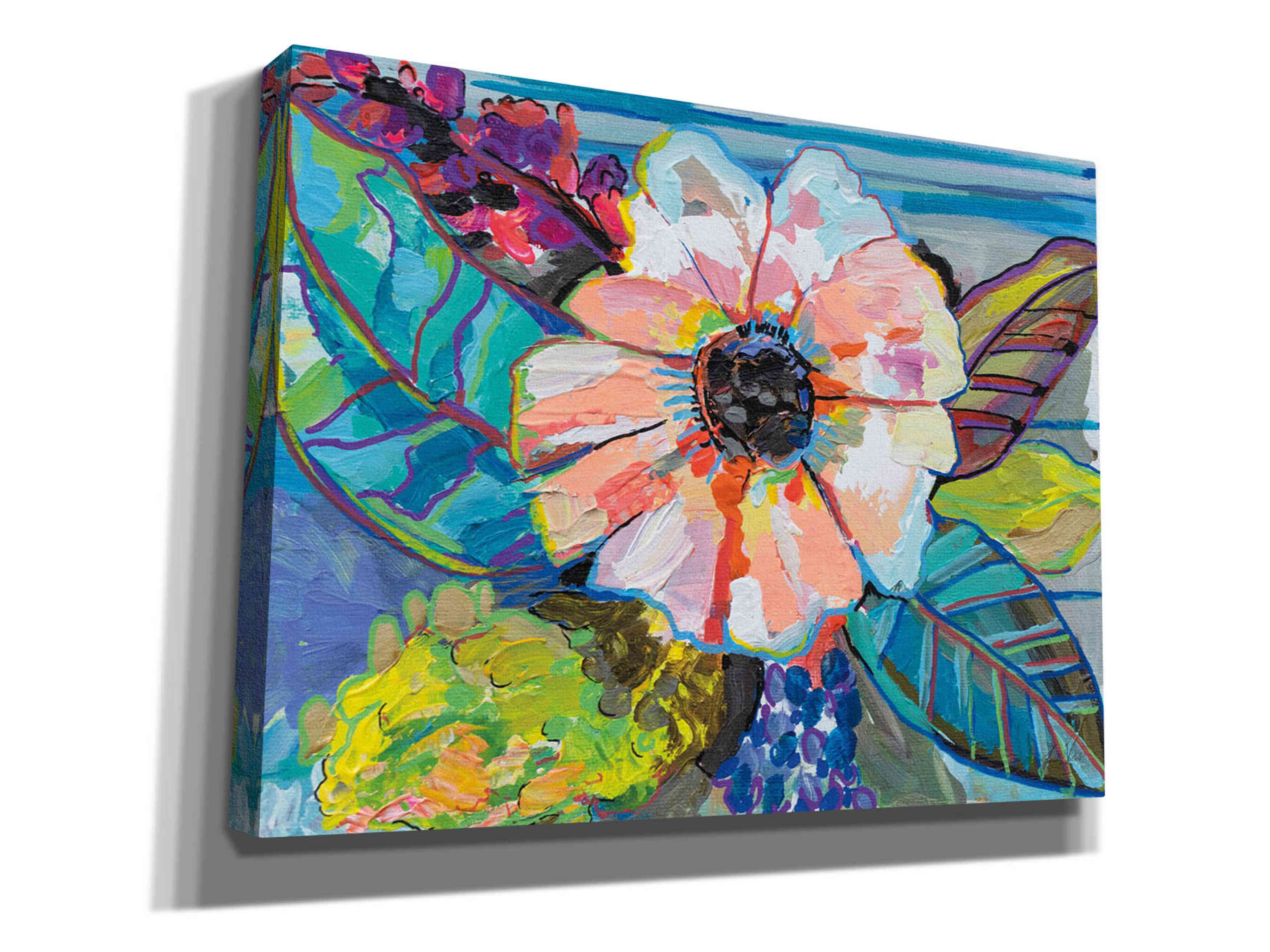 Red Barrel Studio Epic Graffiti 'Island Flowers' By Jeanette Vertent ...