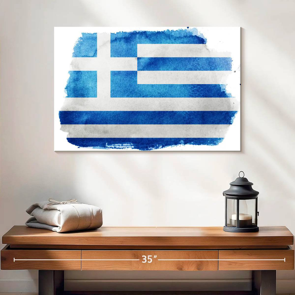 Ebern Designs Borges Flag Of Greece | Wayfair