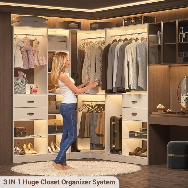 Kiflic 71'' Closet Shelving | Wayfair