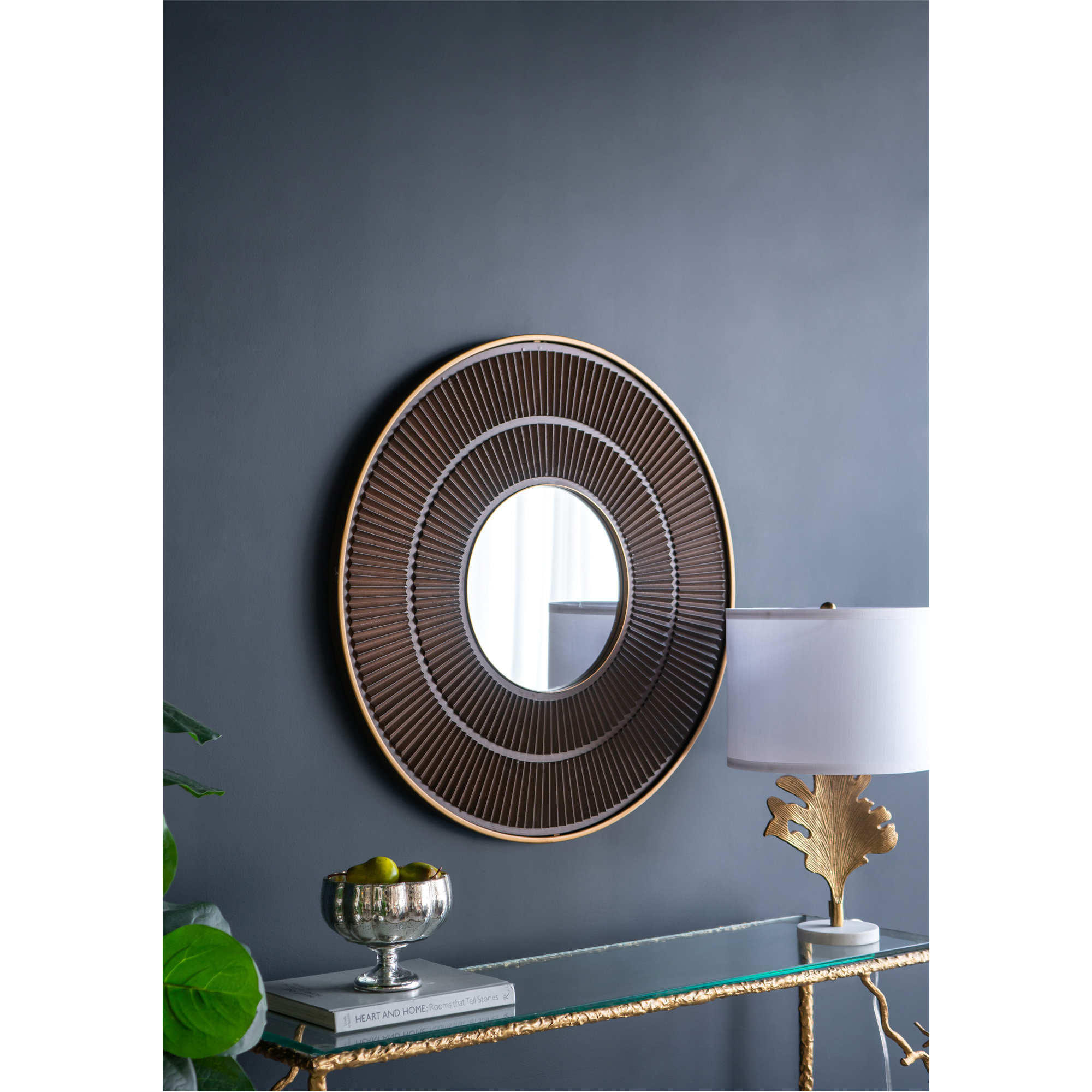 Latitude Run® Exquisite Ornate Wooden Mirror For Home Decoration With ...
