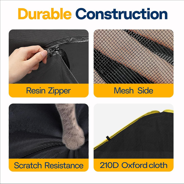 Tucker Murphy Pet™ Outdoor Cat Enclosures 2-in-1 Portable Catio with ...