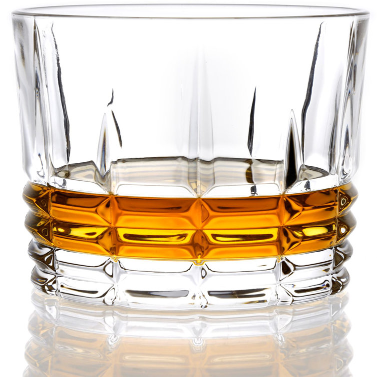 Brilliant 10.82oz. Crystal Whiskey Glass Set - Wayfair Canada