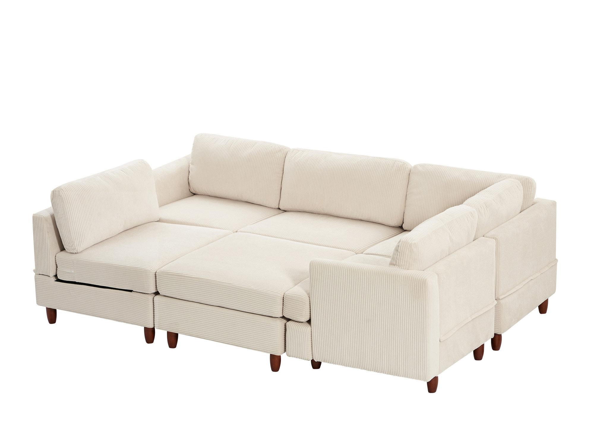 Ivy Bronx Modern Modular Sectional Couch | Wayfair