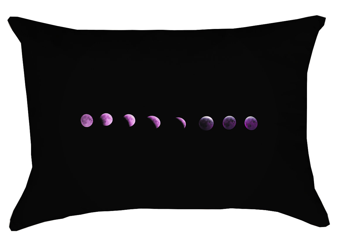ArtVerse Katelyn Smith Moon Phases Lumbar Pillow | Wayfair