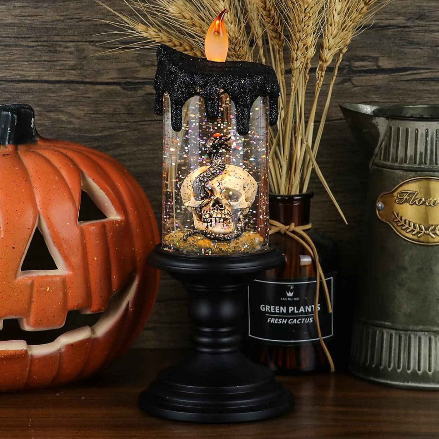 The Holiday Aisle® Halloween Ghost candle, flameless candle, Halloween ...