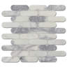 Cordelio Eclipse Marble Mosaic Tile in Lilac | Wayfair