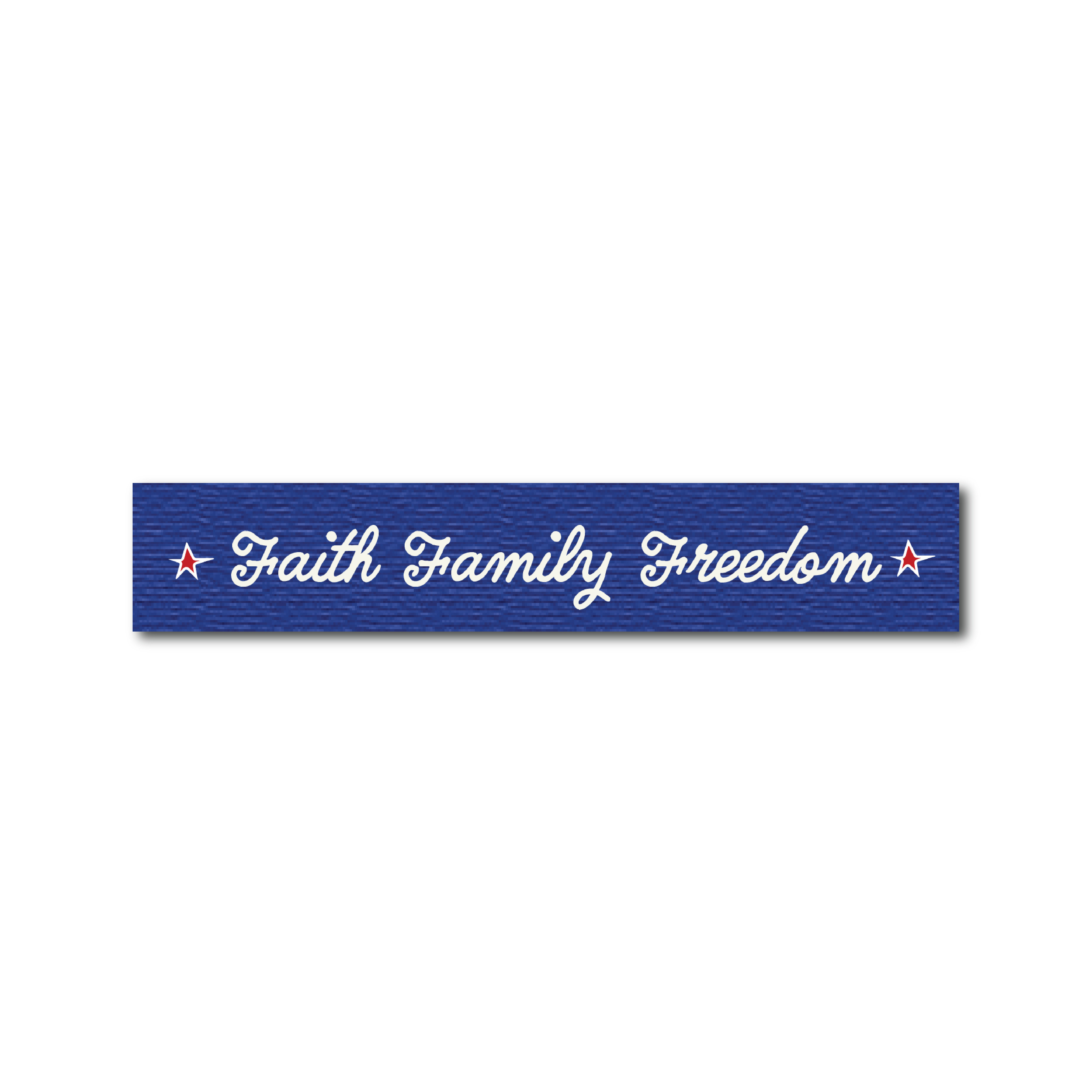 Gracie Oaks Faith Family Freedom Patriotic Stick Plaque - Wayfair Canada