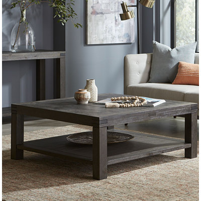 Canora Grey Kaicey Solid Wood Coffee Table with Storage & Reviews | Wayfair