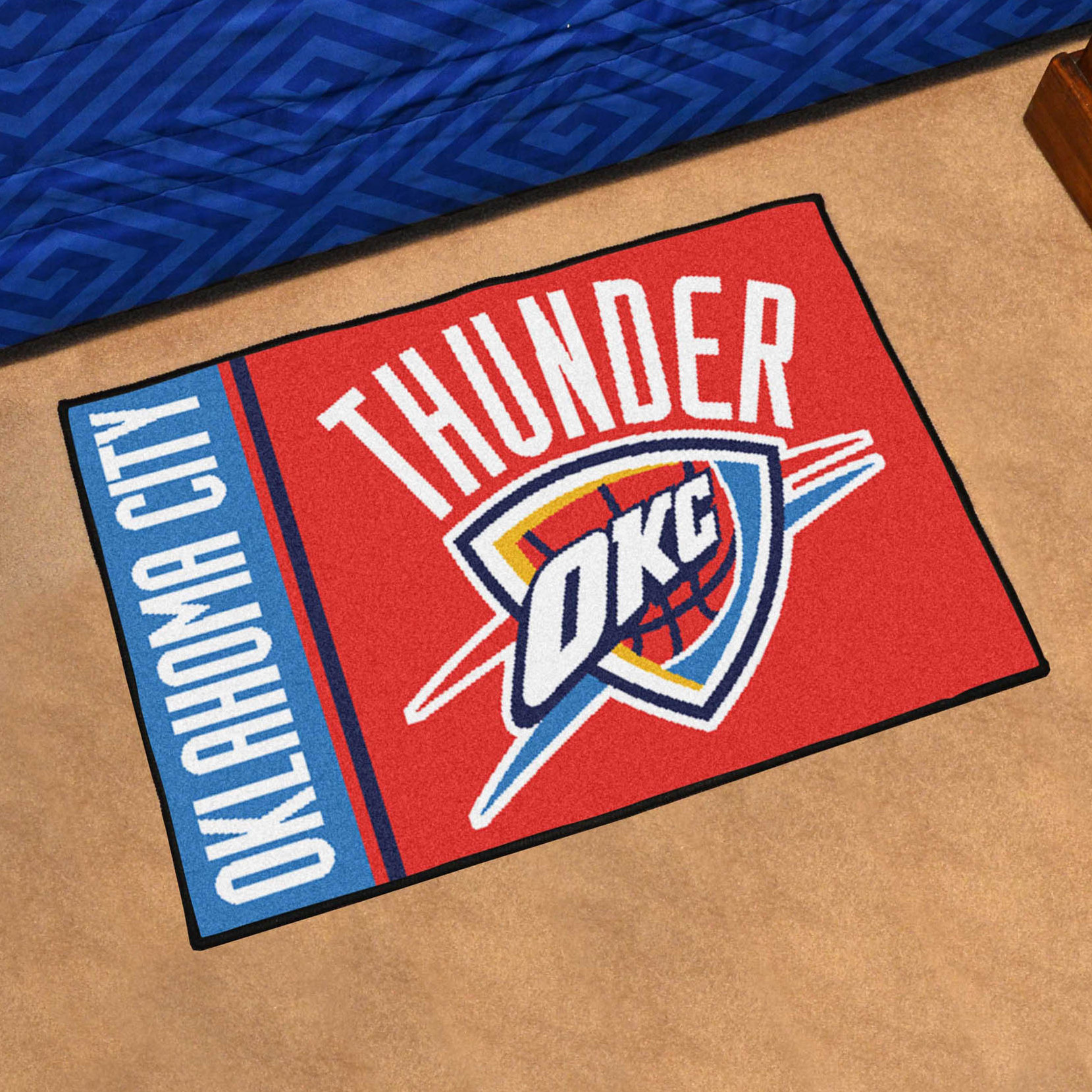 FANMATS NBA Oklahoma City Thunder Starter 30 in. x 19 in. Non-Slip ...