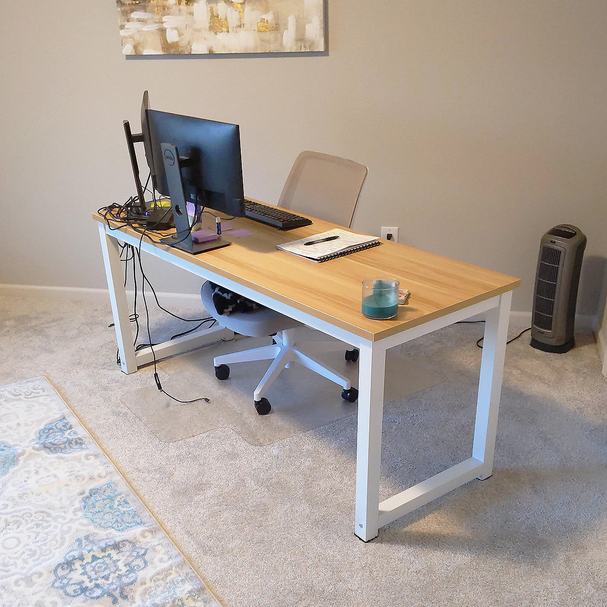 Latitude Run® Modern computer desk desk Writing study desk - Wayfair Canada