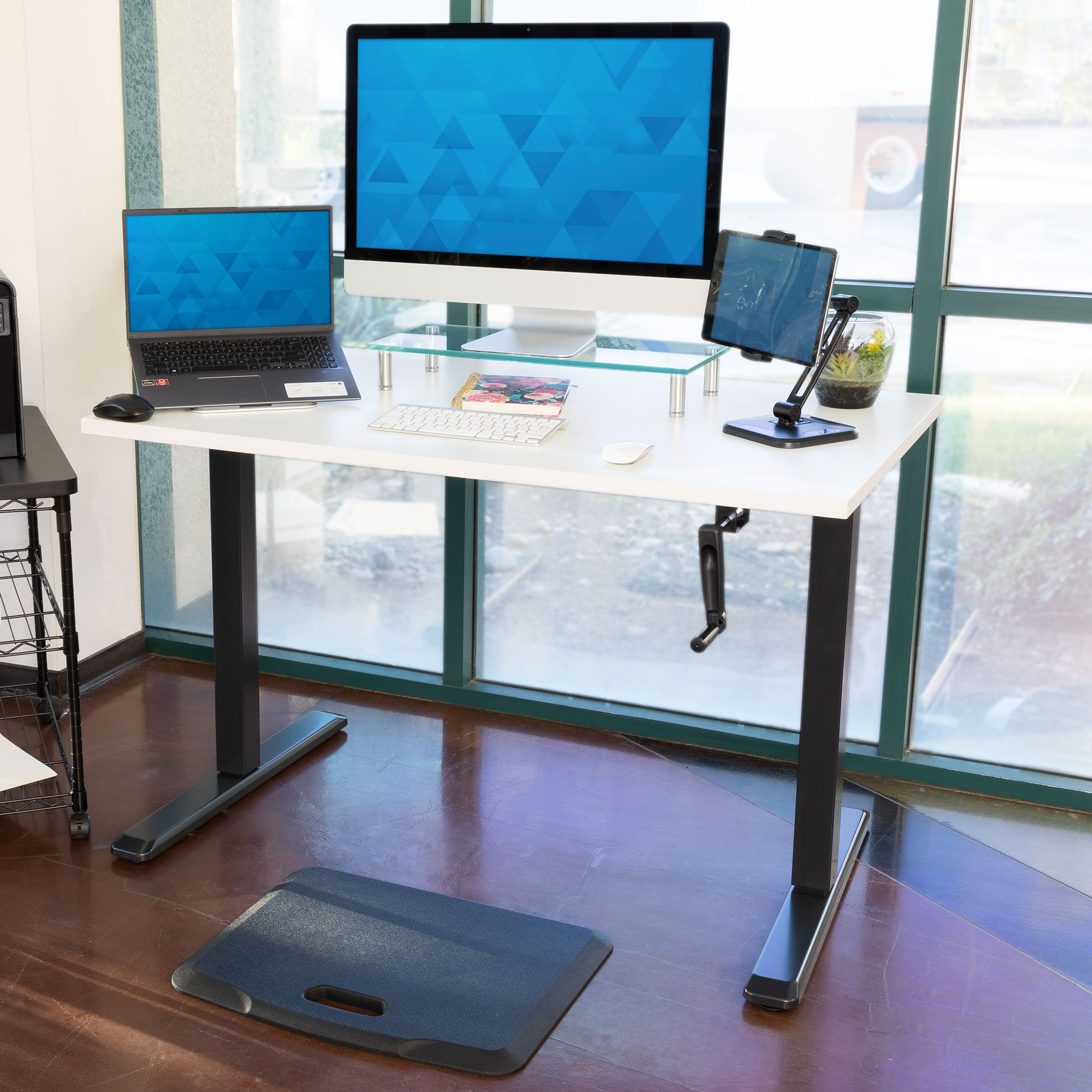 Mount-It Ultimate Dual Motor Electric Standing Desk with 48" Tabletop ...