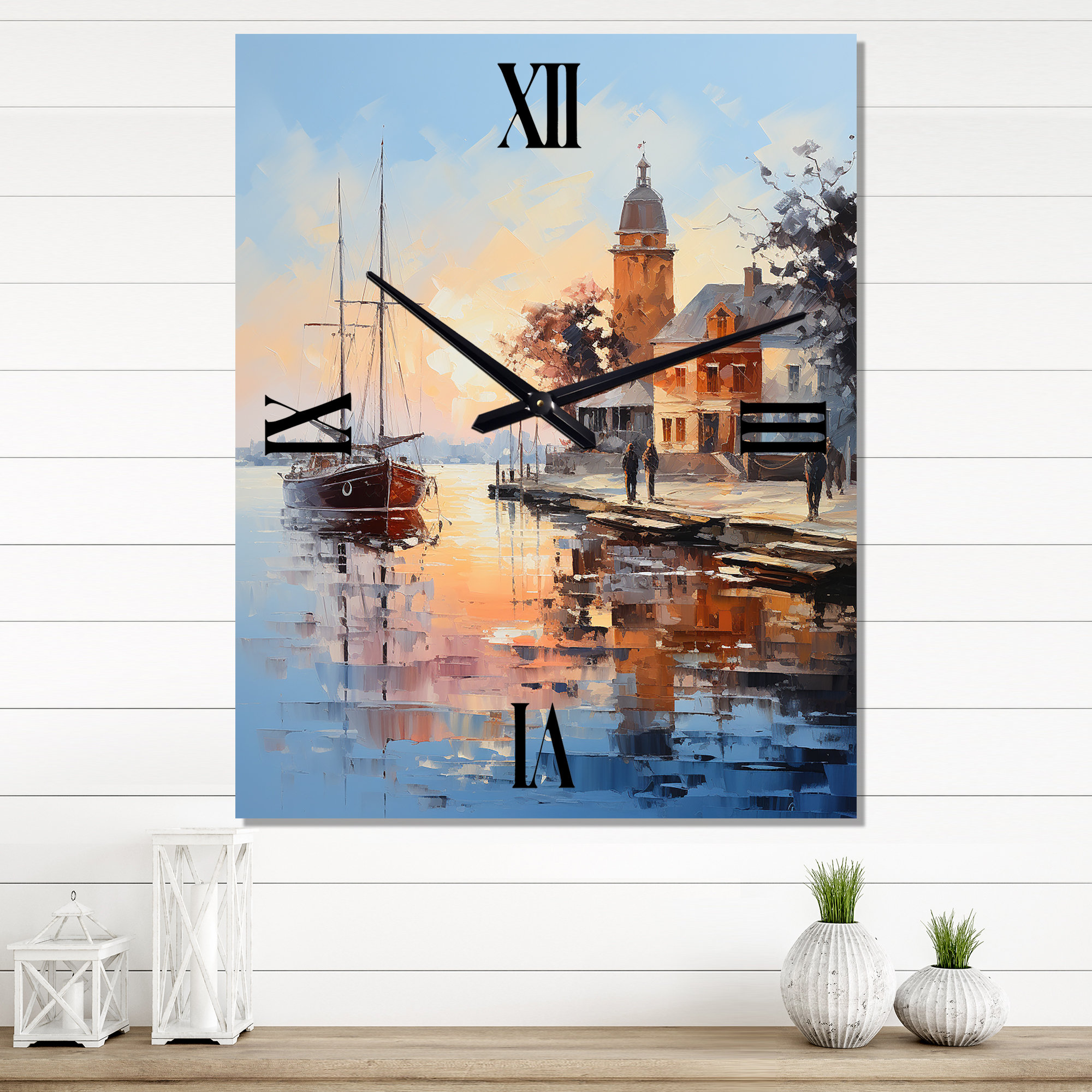 East Urban Home Jaydee Aluminum Wall Clock | Wayfair