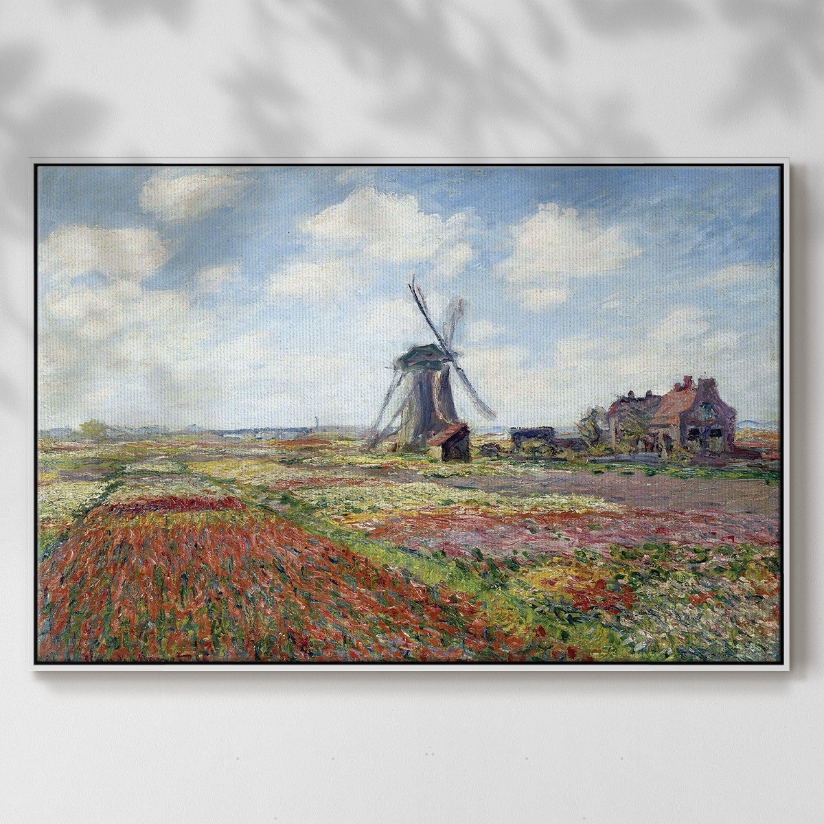 Rosalind Wheeler Tulips Of Holland Framed On Canvas by Claude Monet ...