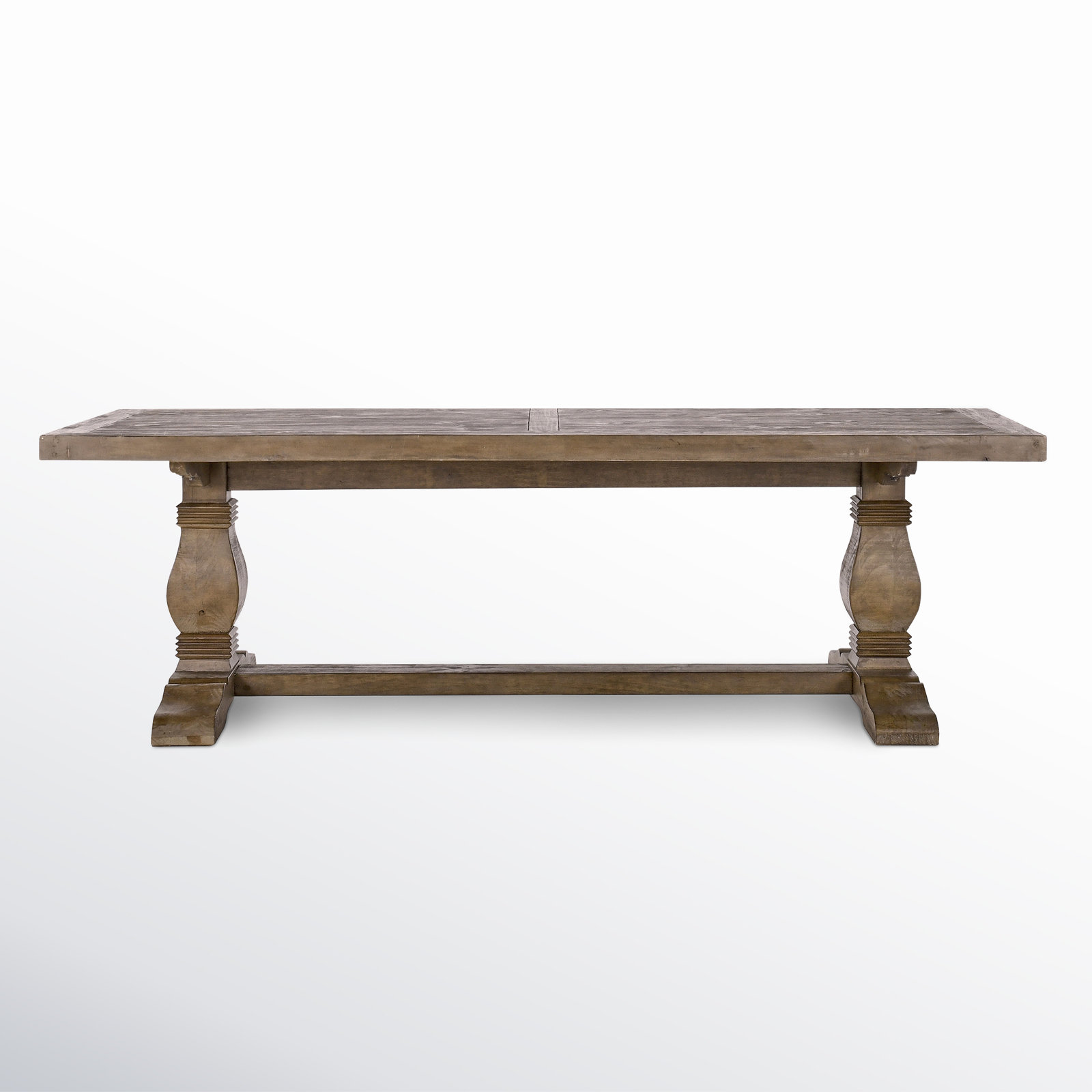Birch Lane™ Kinston 94" Solid Wood Trestle Dining Table & Reviews | Wayfair