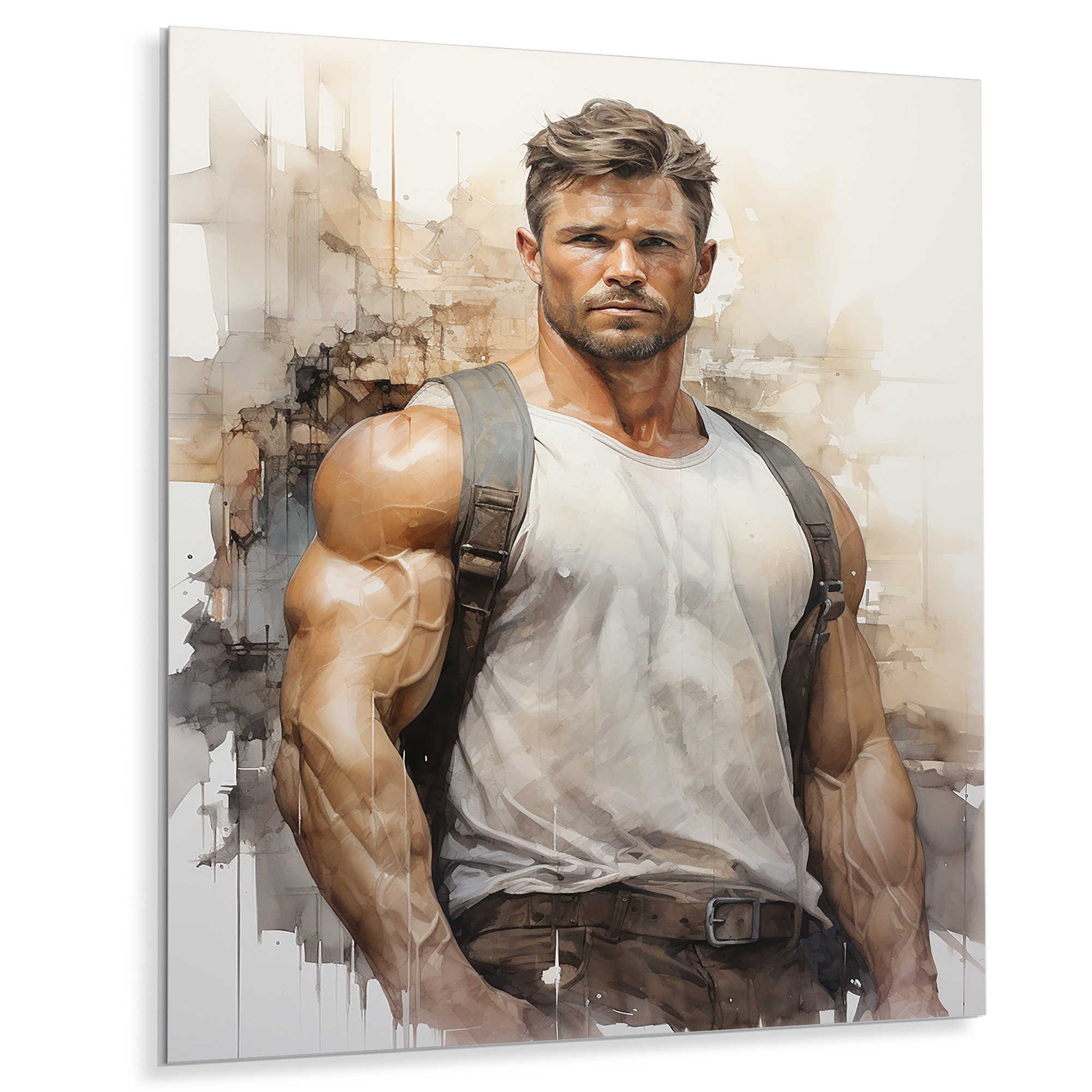 Winston Porter Bodybuilding Front Relaxed Pose II - Aerobic ...