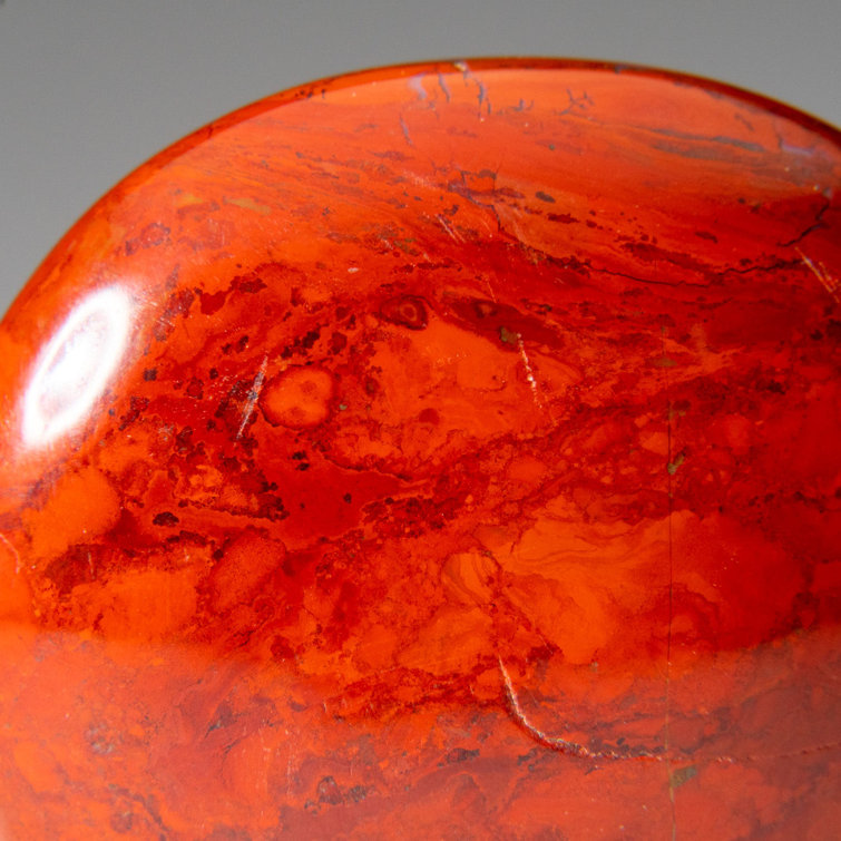 Astro Gallery of Gems Genuine Polished Red Jasper (Medium) Palm Stone ...