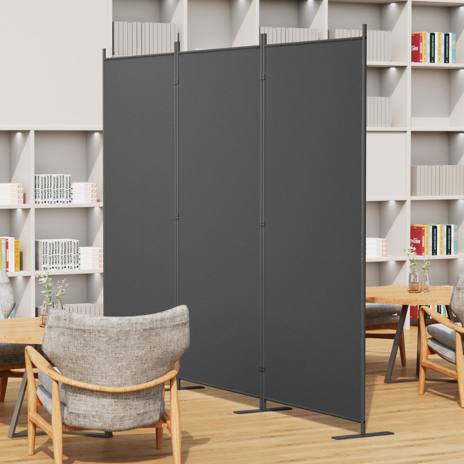 Orblue 2-Panel 6 Ft Tall Indoor Folding Room Divider, Portable Privacy ...