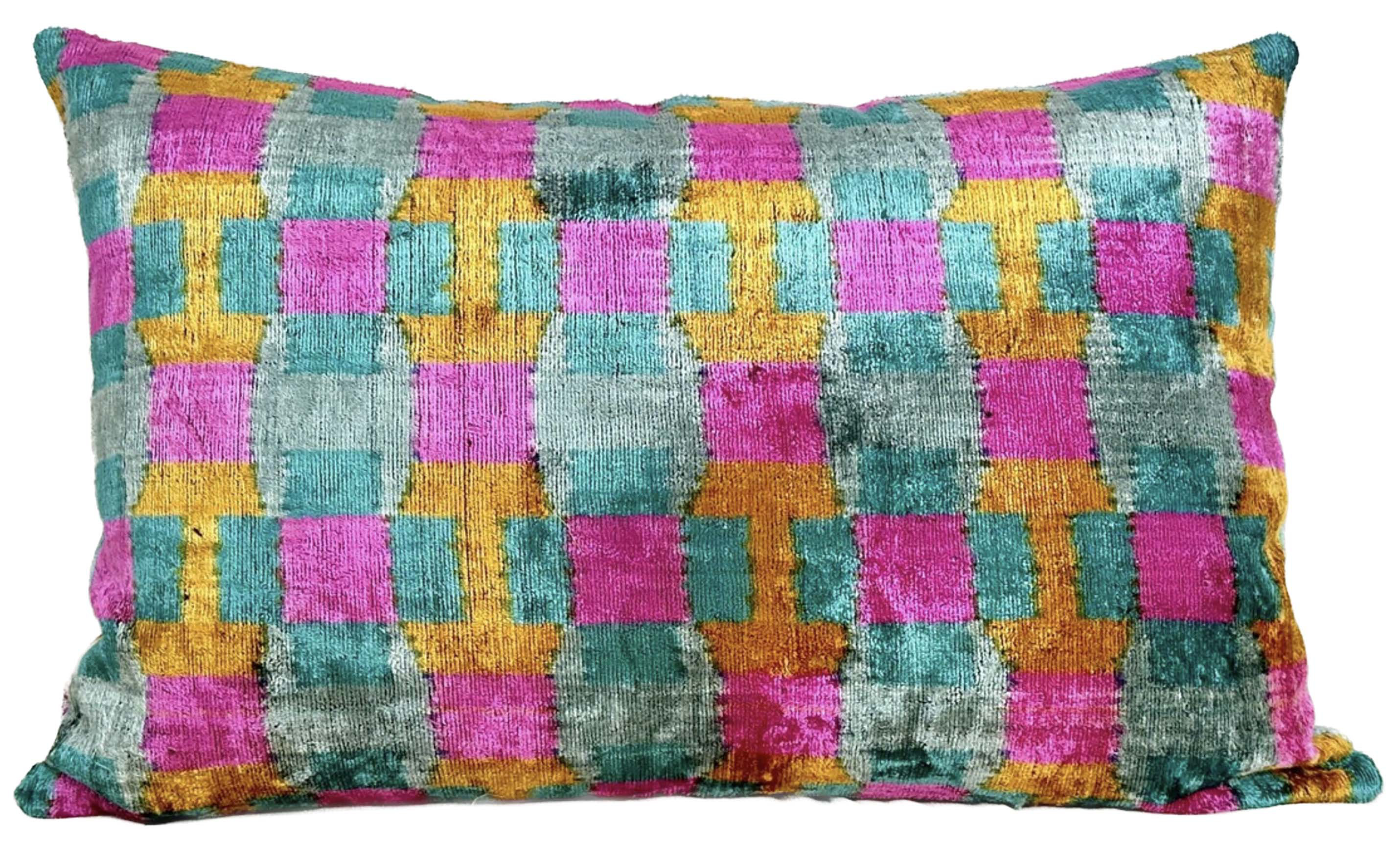 Metrohouse Designs Silk/Velvet Lumbar Rectangular Pillow Cover by ...