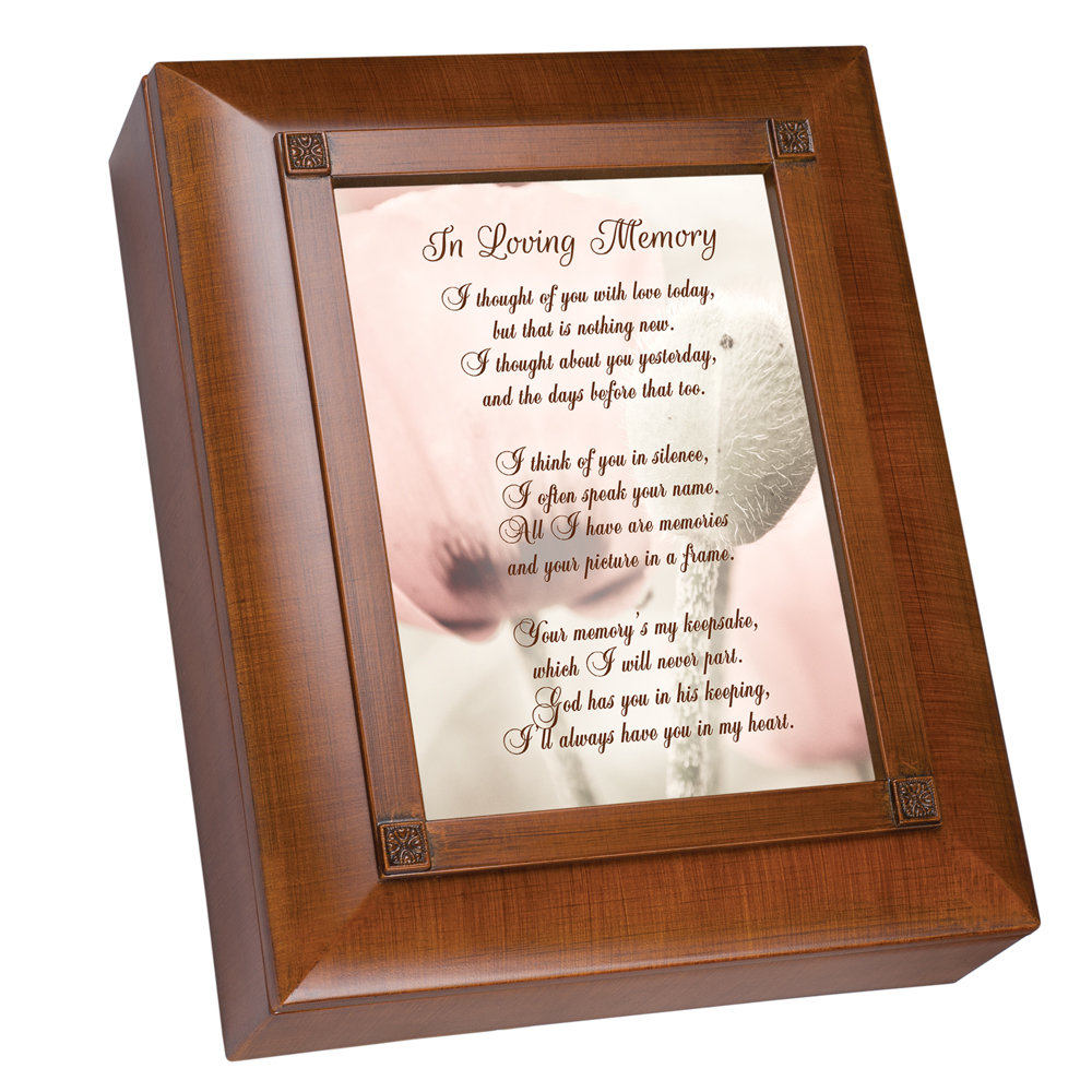 Dicksons Inc Sympathy Bereavement Remembrance Decorative Box | Wayfair