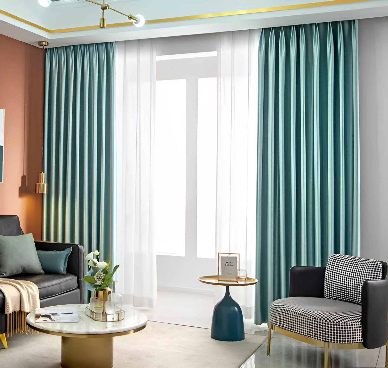 Hokku Designs Mekiya Polyester Room Darkening Curtain Panel | Wayfair