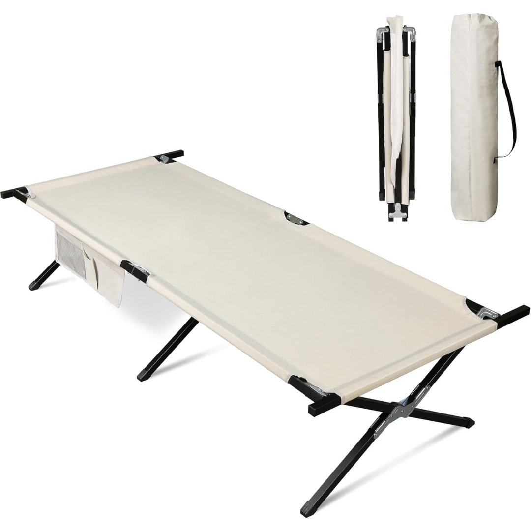 Pad Liquidators Military Camping Cot, Portable Folding Cots For ...