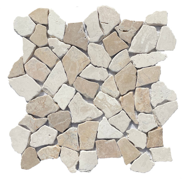 Mosaics4you Random Sized Natural Stone Random Mosaic Wall & Floor Tile ...