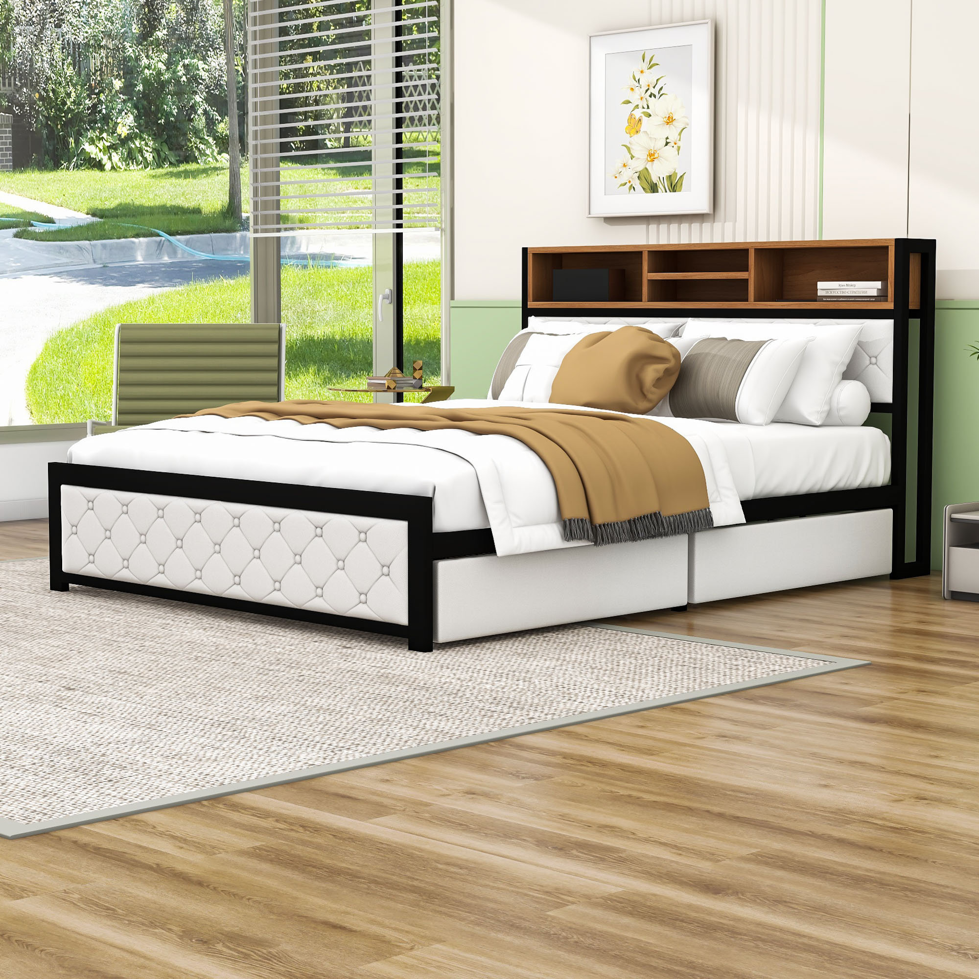 Lark Manor™ Breckyn Upholstered Platform Bed | Wayfair