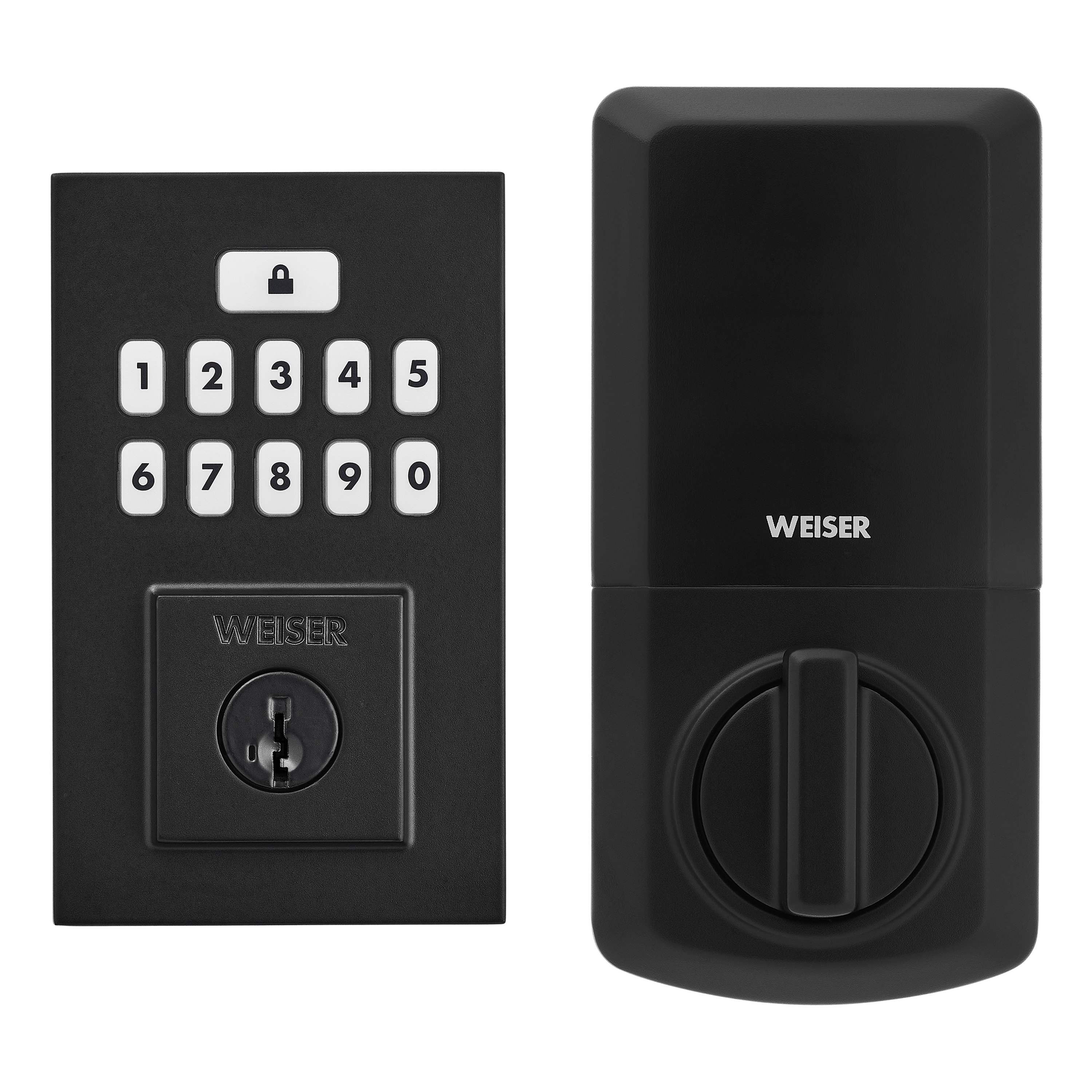 Weiser Contemporary SmartCode Keypad Electronic Deadbolt & Reviews ...