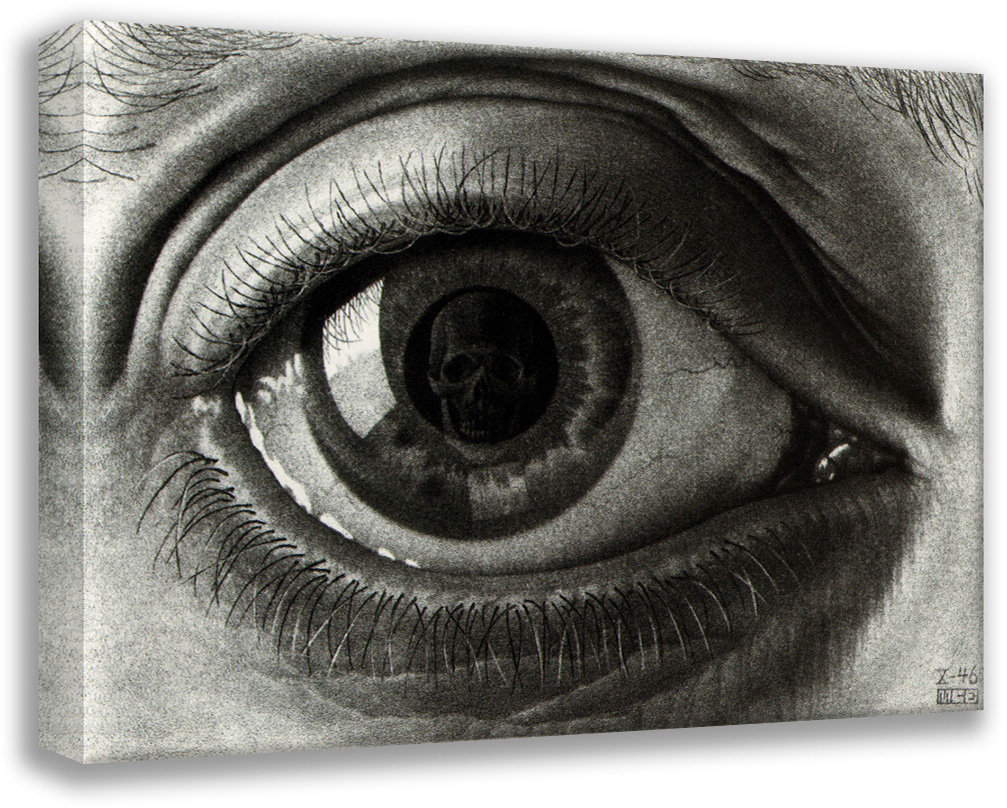 Lark Manor™ The Eye by M.C.Escher Gallery Wrapped Canvas | Wayfair