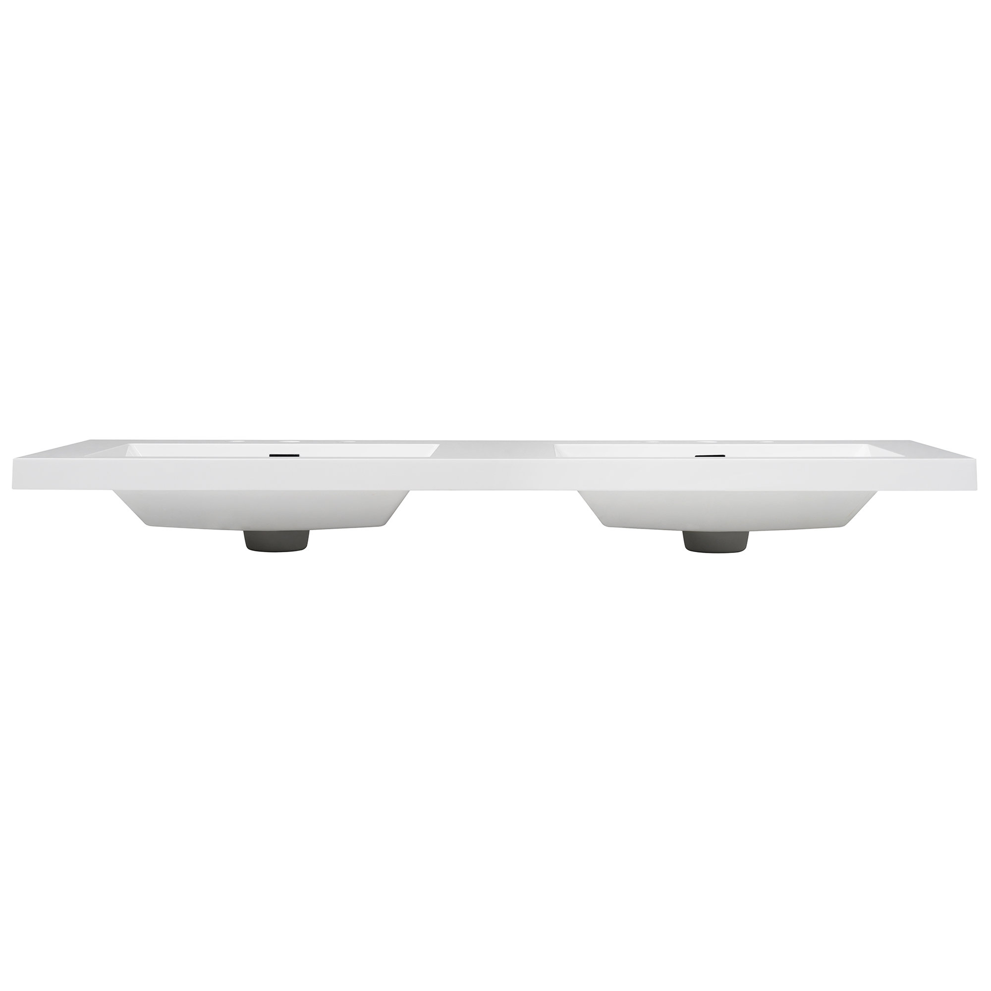 NFusion Ravenwood 60" Resin Vanity Top With Undermount Rectangular ...