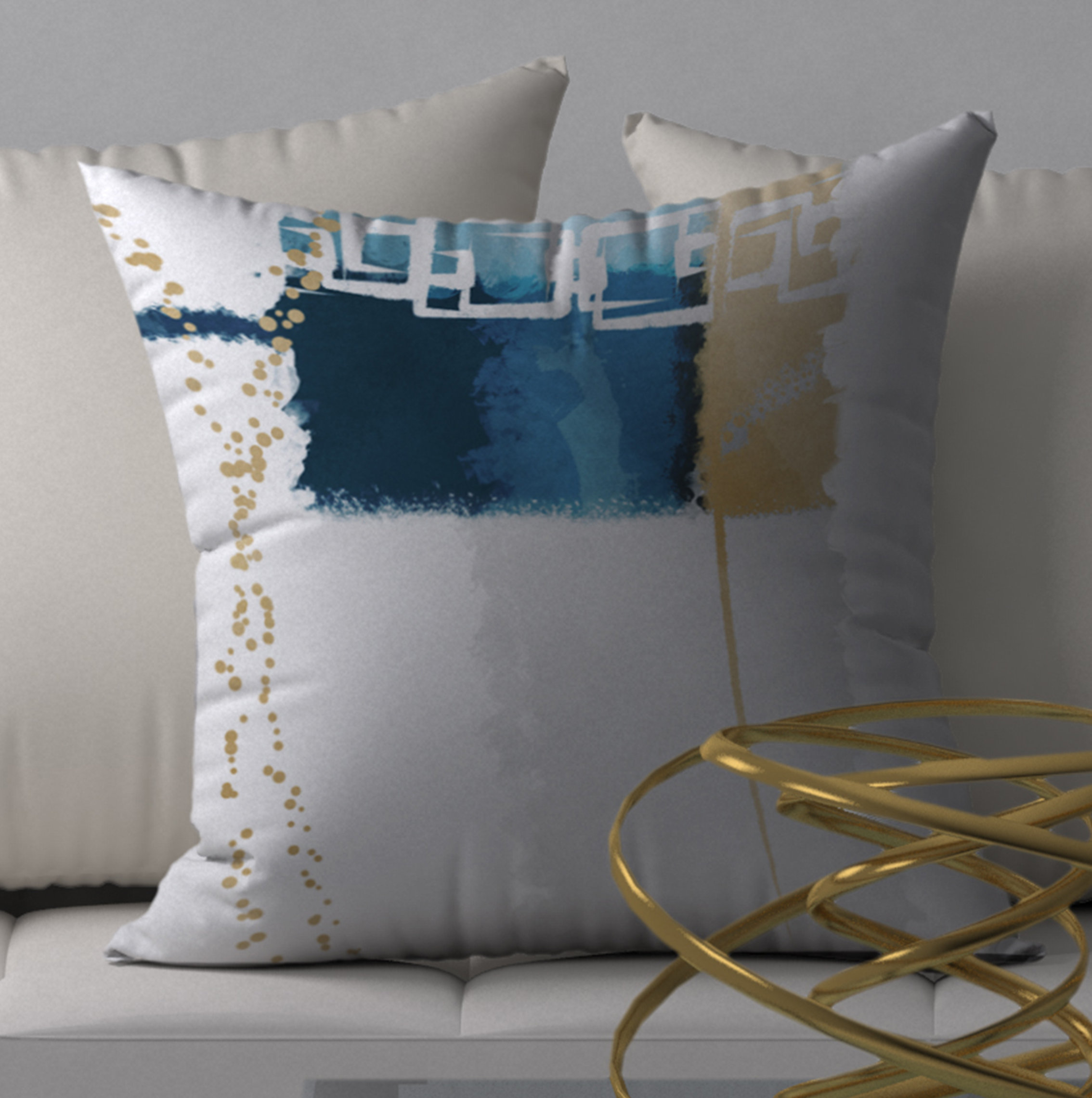 LeRoi Products Pamper Positive Decorative Square Pillow Cover & Insert ...