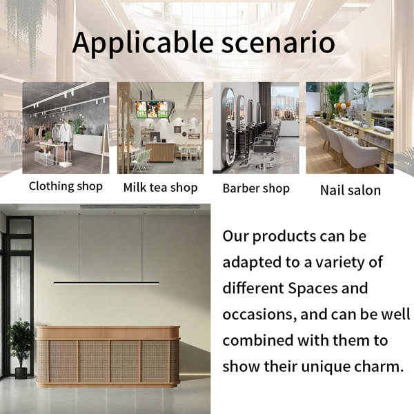 Artistic Soul XKX Premium Furniture Rectangular Modern Front Desk ...