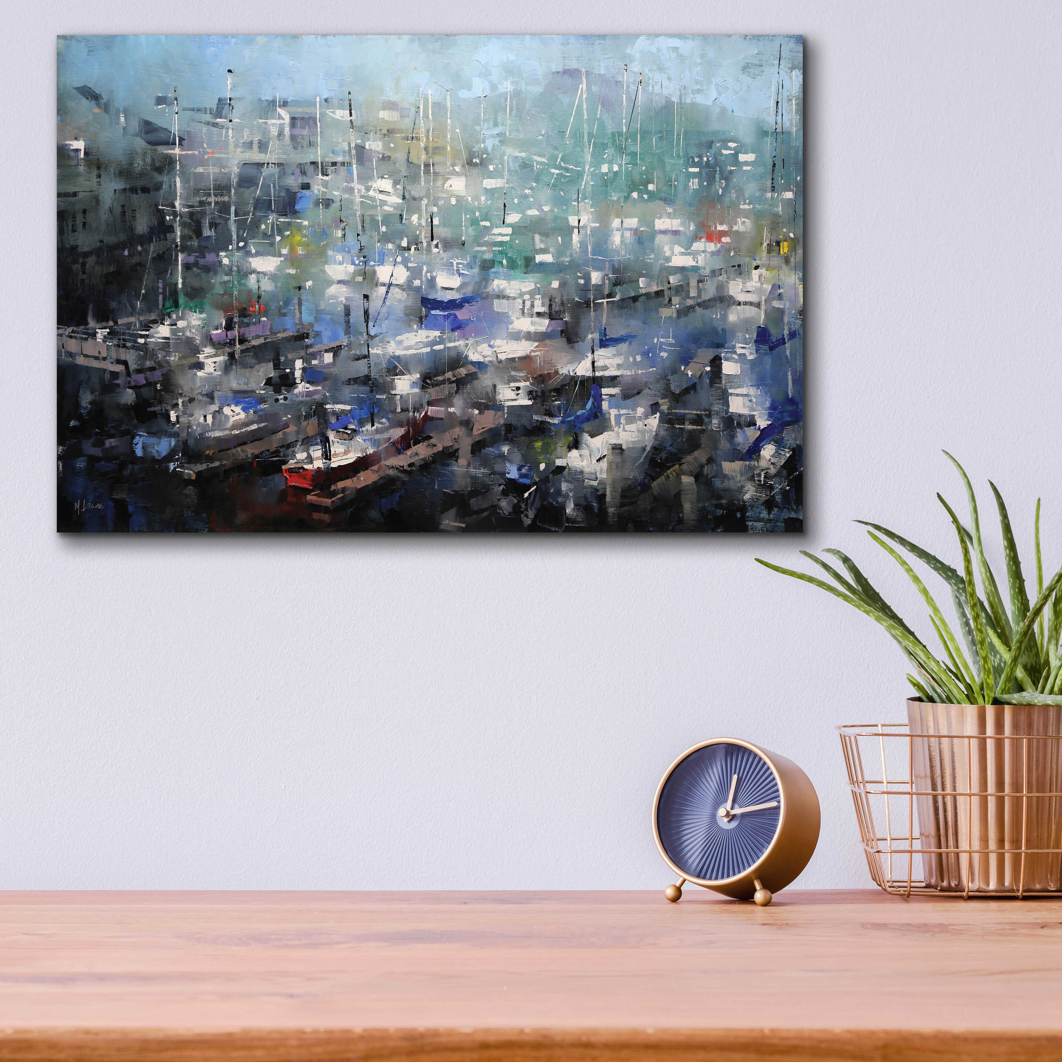 Breakwater Bay 'Fisherman's Wharf' by Mark Lague, Acrylic Glass Wall ...