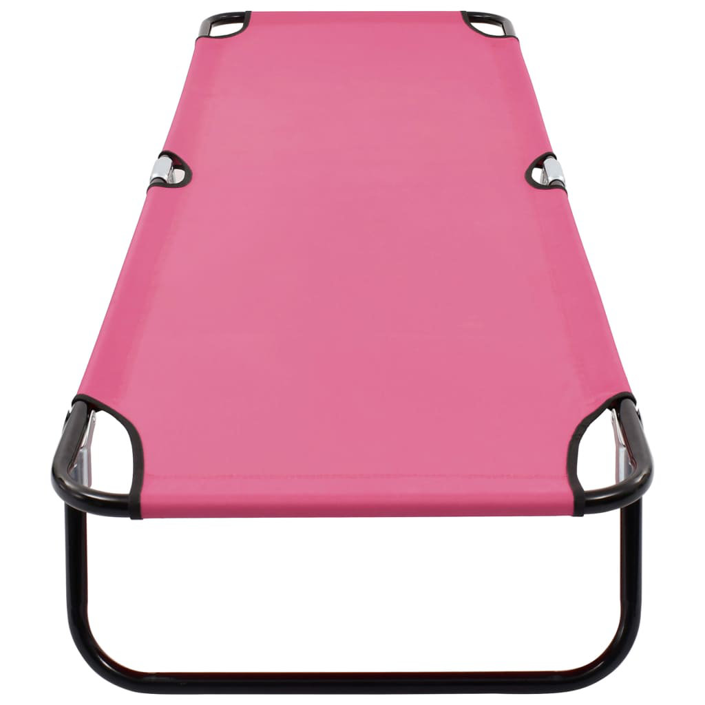 Arlmont & Co. Natchez Folding Sunlounger Outdoor Cot | Wayfair