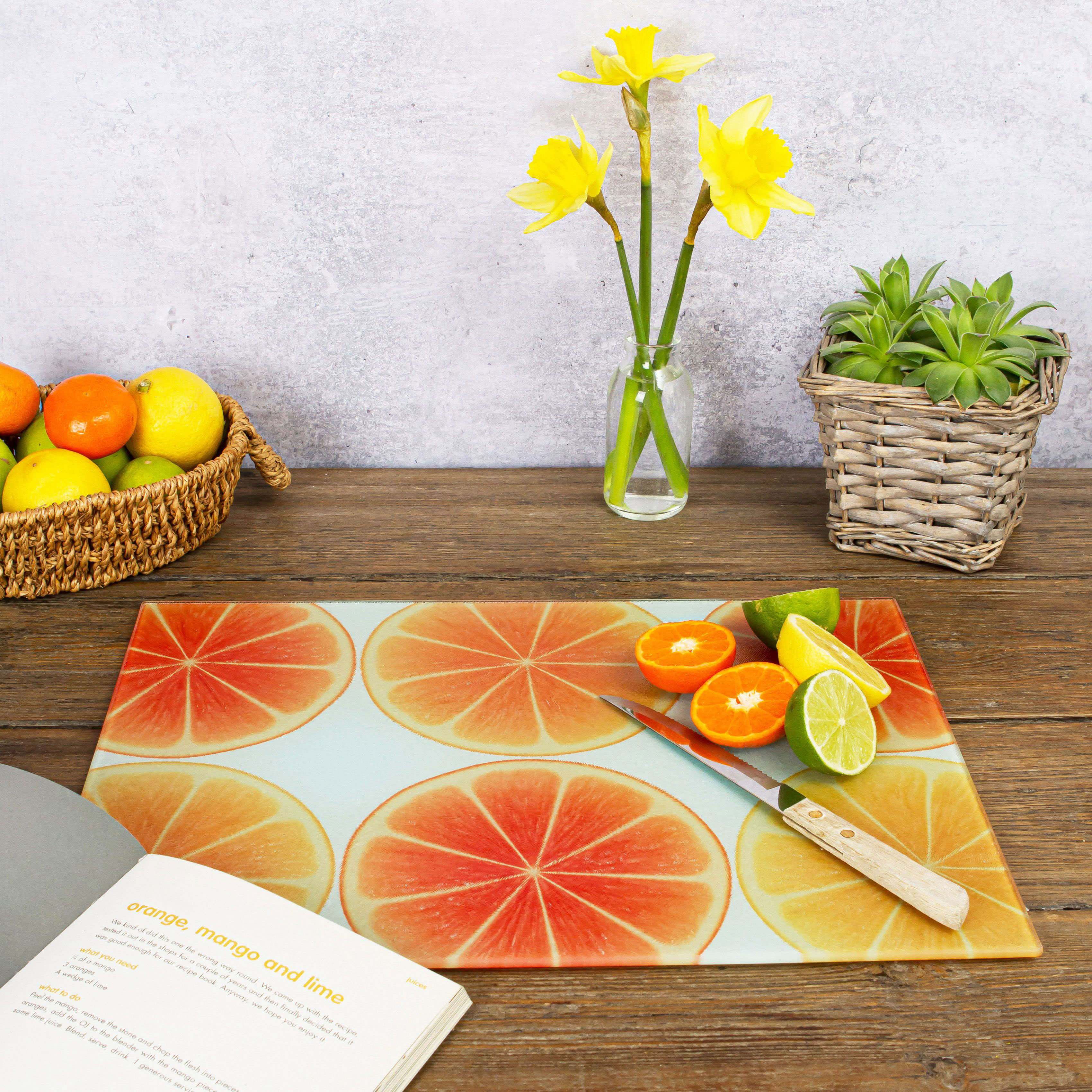 Big Box Art Abstract Union Jack Flag Vol.5 Glass Chopping Board ...