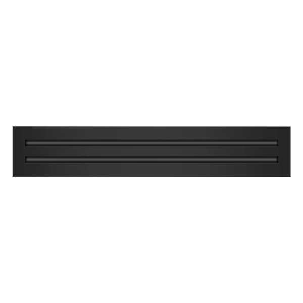 Texas Buildmart BUILDMART - 22x4 Black Modern AC Vent Cover - Standard ...