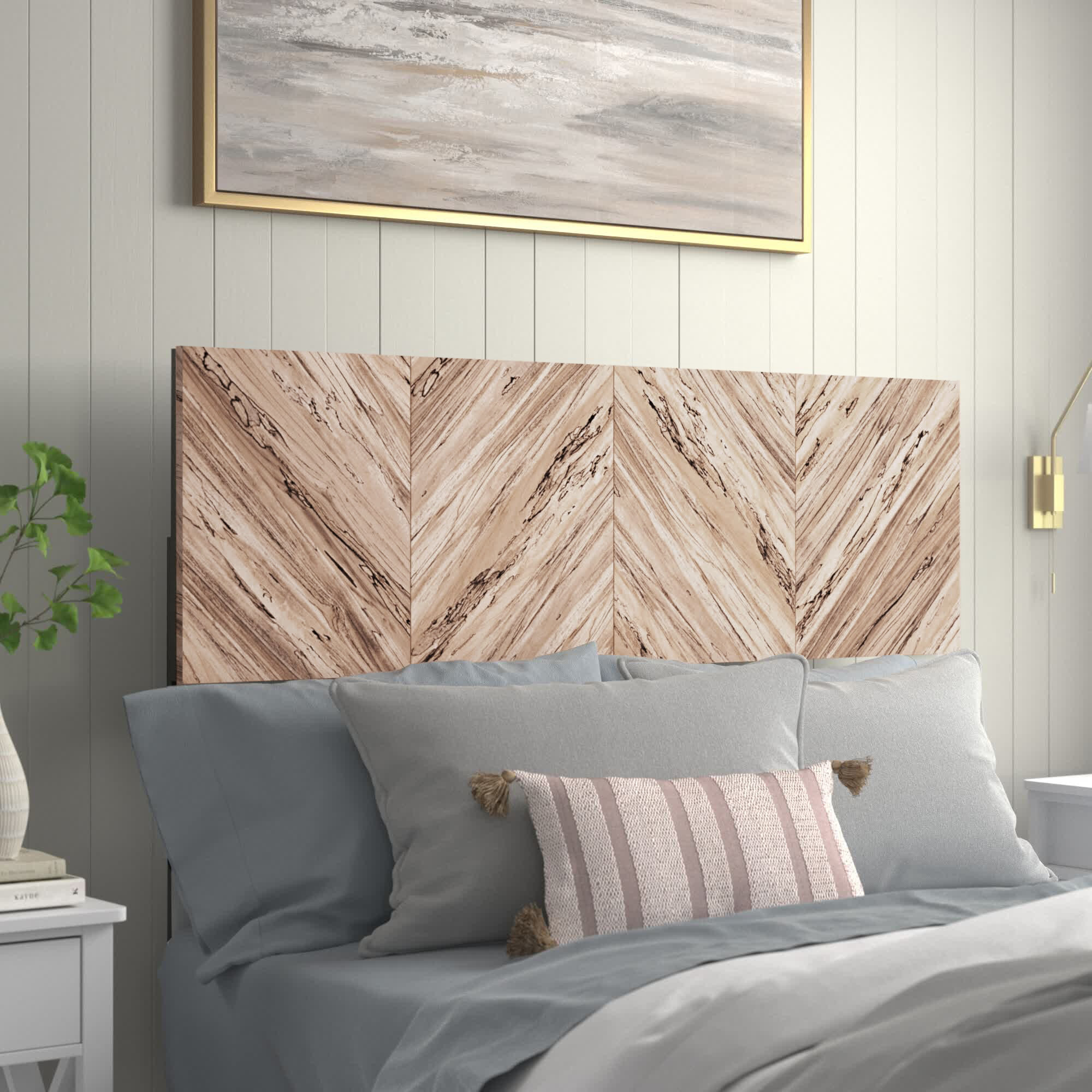 Wade Logan Ayeshia Wood Panel Headboard & Reviews | Wayfair