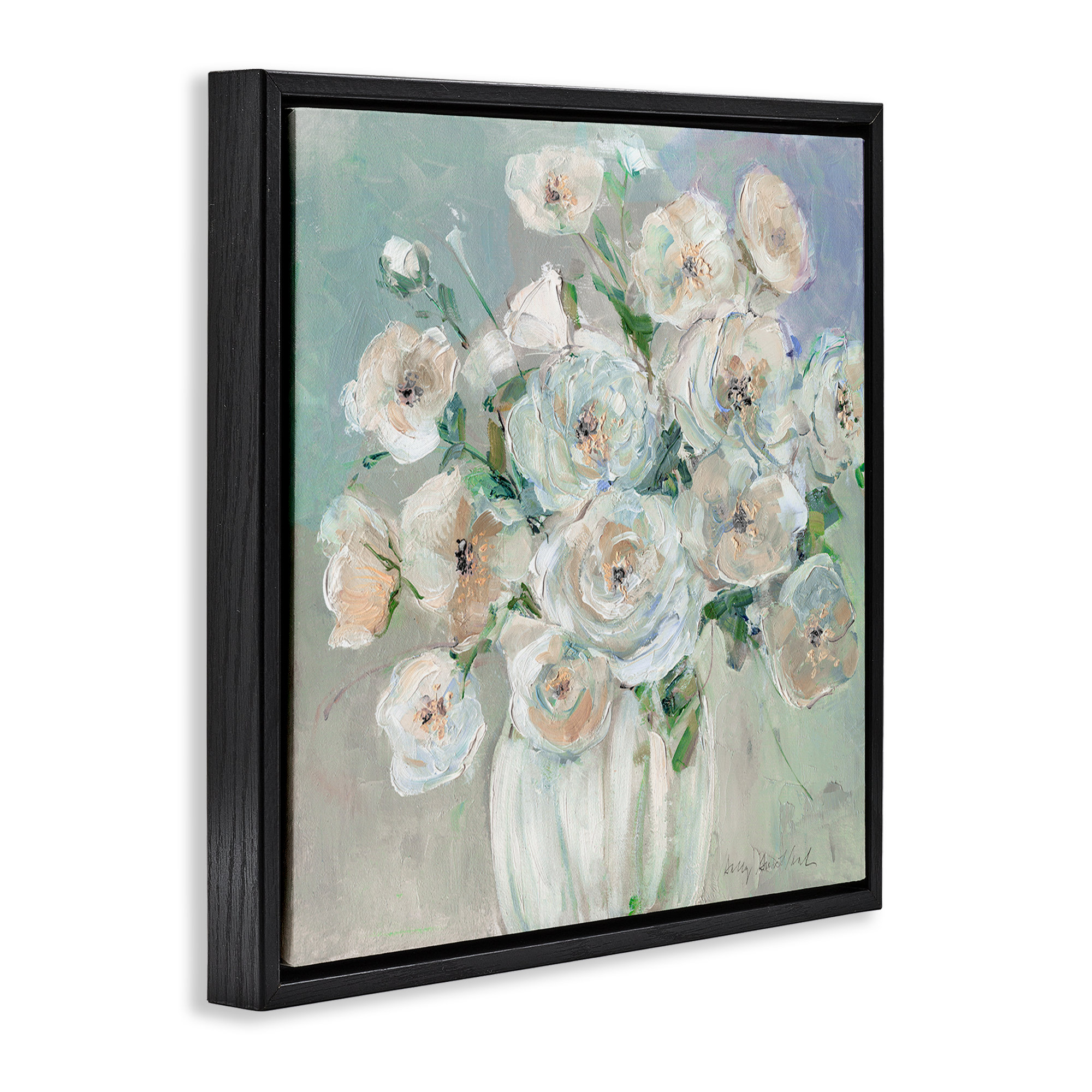 Red Barrel Studio® Muted Blush Roses Abstraction | Wayfair